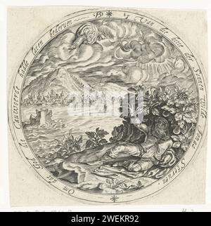 Jonah under his booth Stock Photo - Alamy