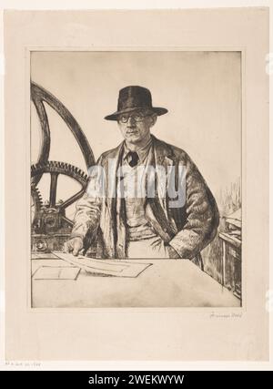 Francis Dodd, Portrait of Stanley Anderson, 1931, drypoint on wove ...