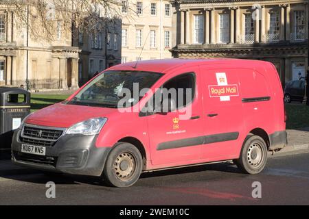 ROYAL MAIL VAN IN BATH SOMERSET Stock Photo - Alamy