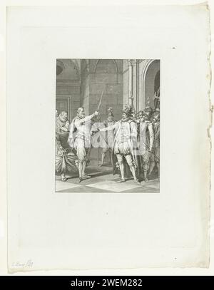 Egmond gives his sword to Alva, 1567, (...) Deprive your prince of his ...