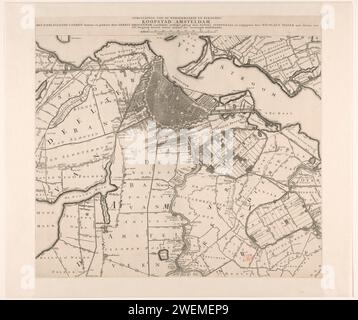 Map of Amsterdam and surrounding areas / map of Amstelland (Middle Part ...