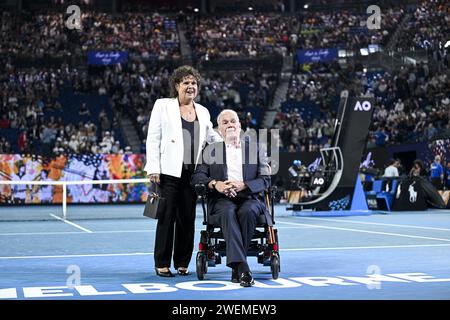Evonne Fay Goolagong Cawley with her husband Robert Cawley and Jayne ...