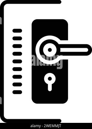 Icon for doorlock,hasp Stock Vector Image & Art - Alamy