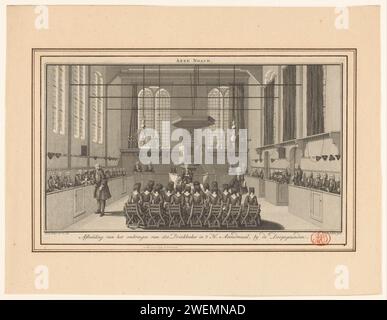 Holy Communion in the Mennonite Church at the Tower in Amsterdam, By de ...