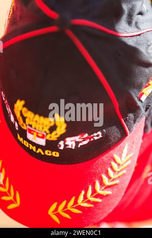 Monaco Grand Prix - tourist souvenir hats for sale, Monaco Stock Photo ...