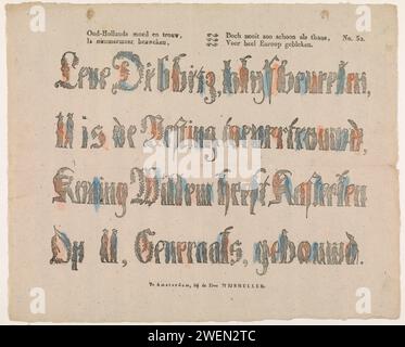 old dutch alphabet Stock Photo - Alamy