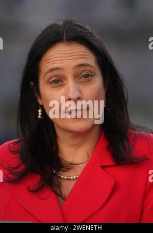 Culture Minister Catherine Martin speaking at Government Buildings ...