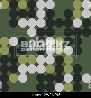 Cool creative Military and hunting camouflage seamless pattern Stock ...