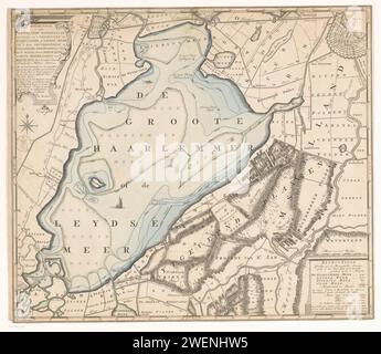 Map of Amsterdam and surrounding areas, Anonymous, 1693 - 1694 print Map of Amsterdam and ...