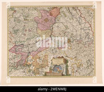 Map of the Principty Liège, Anonymous, 1720 - 1775 print Map of the ...