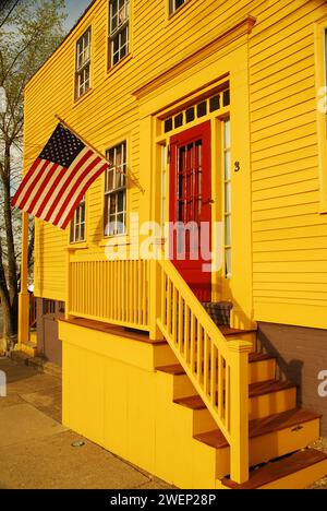 An American flag waves in front of the Supreme Court building, Monday ...