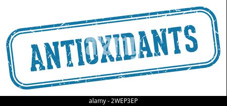antioxidants anti oxidant natural stamp label sign leaf molecular ...