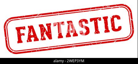 fantastic stamp. fantastic rectangular stamp isolated on white ...