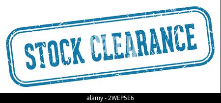 clearance stamp. clearance rectangular stamp isolated on white ...
