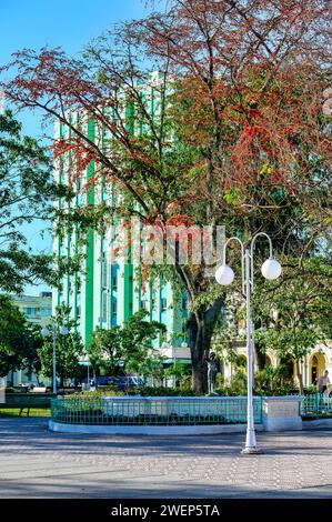 Leoncio Vidal Plaza in Santa, Cuba. All the area is a Cuban National ...