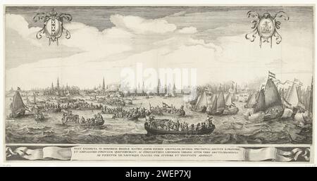 GameVaart on the IJ, 1638, Salomon Savery, After Simon de Vlieger, 1638 ...