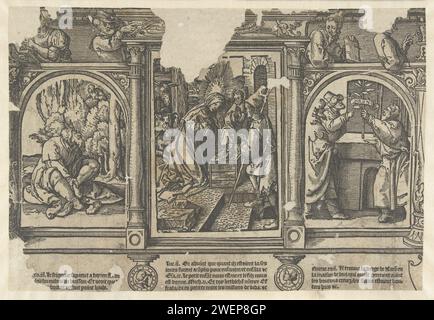 The Staff of Aaron, 1525 - 1530 print Fragment of larger performance ...