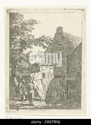 In Overveen near Haarlem, Hermanus van Brussel, c. 1800 - c. 1810 print ...