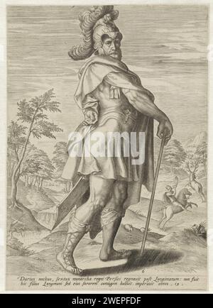 Koning Darius I, anonymous, 1547 - 1585 print King Darius I of Persia ...
