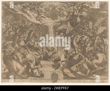 The Conversion of Paul - by Antonio Tempesta Stock Photo - Alamy