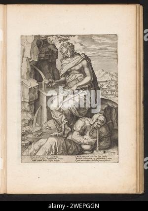 Gluttony, Pieter Jalhea Furnius, 1550 - 1625 print The female ...
