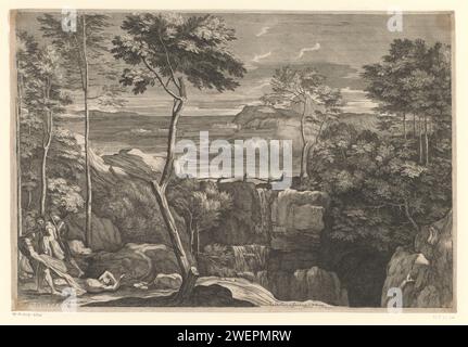 Landscape with the parable of the Merciful Samaritan, Sébastien Bourdon ...