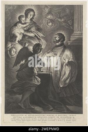 Christ child in a flaming heart, Hieronymus Wierix, 1563 - Before 1619 print The Christ child is ...