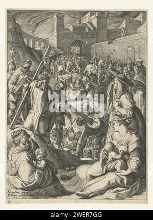 Simon the Cyrenian Compelled to Carry the Cross with Jesus (Simon de ...