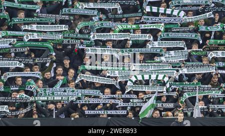 GRONINGEN, 26-01-2023, Stadium Euroborg, football, Dutch Eredivisie ...