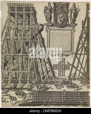 The establishment of the Obelisk on St. Pietersplein, Natal Bonifazio ...