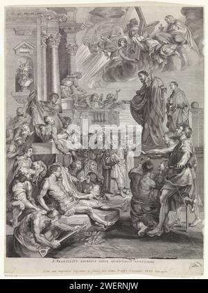 H. Franciscus Xaverius brings a dead to life, Marinus Robyn van der ...