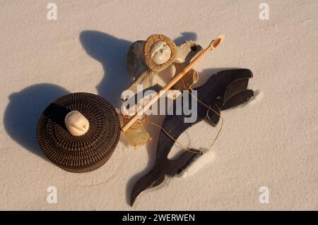 native inupiat crafts made from marine animals include whale bone and ...