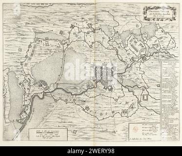 Map of the siege of Breda, 1624, 1647 - 1651 print Map of the siege of Breda by the Spanish army ...