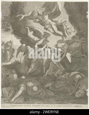 Estranding van Christ, Giles Sadeler (2), after Jacopo Tintoretto, 1593 ...