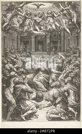 Exit of the Holy Spirit, Cornelis Cort, After Giorgio Vasari, 1602 ...