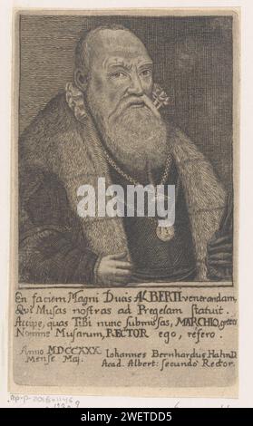 Portrait of Albrecht van Brandenburg -Esbach, Duke van Pruisen ...