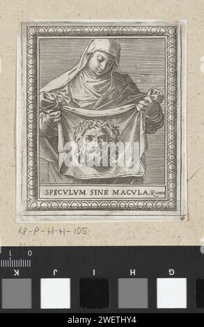 Holy Veronica with sweat cloth (Sudarium), Pieter de Bailliu (I), After Theodoor van Thulden ...