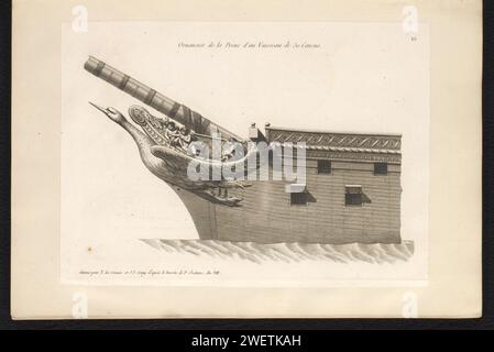 Voesteven and figurehead of a sailing ship with 50 guns, Joseph Coiny ...
