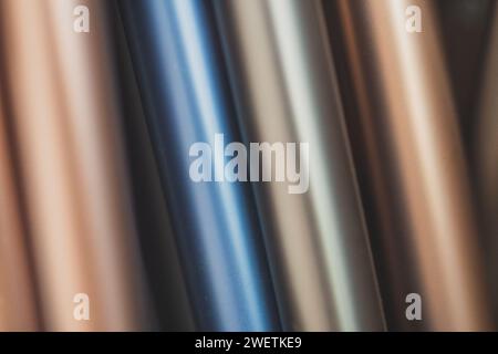 Blue Silk Lines: Abstract Vertical Striped Texture Design Stock Photo ...