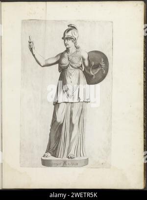 Statue of Minerva, 1636 - 1647 print Statue of Minerva, in classic robe ...