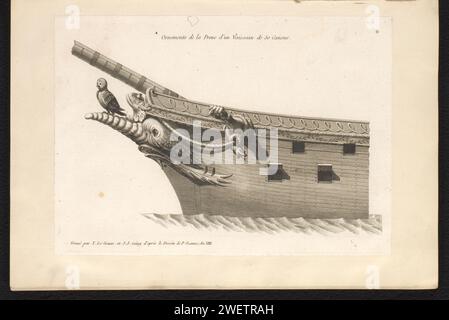 Voesteven and figurehead of a sailing ship with 50 guns, Joseph Coiny ...