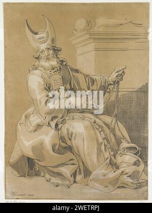 Aaron sitting at the Ark des Covenant, Anonymous, After Abraham ...