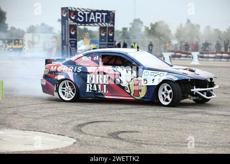 Baghdad, Iraq. 26th Jan, 2024. A car pictured during a motorsport ...
