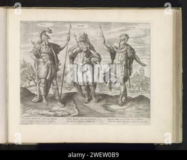 Saul, David and Solomon, Anonymous, Maerten de Vos, 1646 print The ...