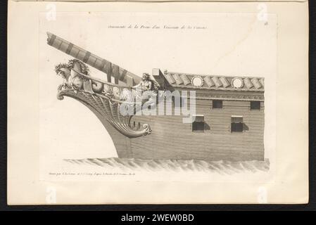 Voesteven and figurehead of a sailing ship, Joseph Coiny, After Pierre ...