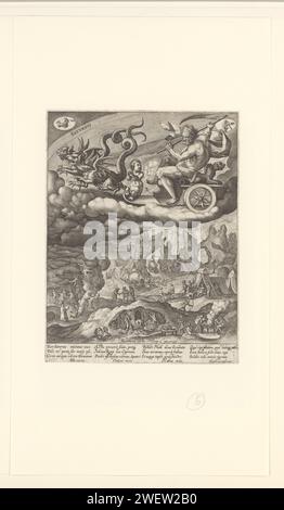 Jupiter with an archer and fishing (signs of the zodiac), Virgilius ...