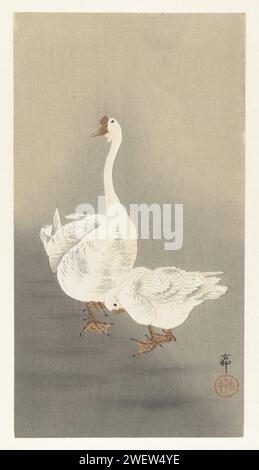 Ohara Koson – Two Geese (Twee ganzen) | Archium Stock Photo - Alamy