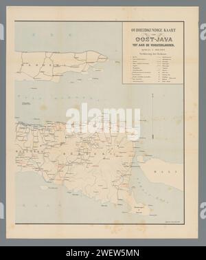 Map of East Java, right part, Archaeological map of East Java up to the ...
