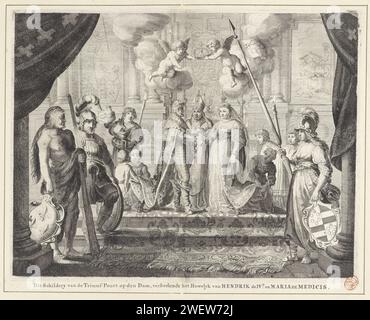 Reception of King Henry IV in Paris, Louis Pierre Henriquel-DUPONT ...
