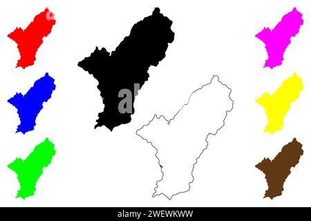 City Map Asia China Yiwu vector illustration Stock Vector Image & Art ...